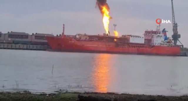 Turkish ship carrying 4,000 tons of LPG hit by Russian fire in Odessa ...