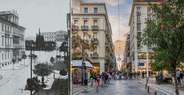 Ermou Street: The history of the road that opened in 1833 and is today ...