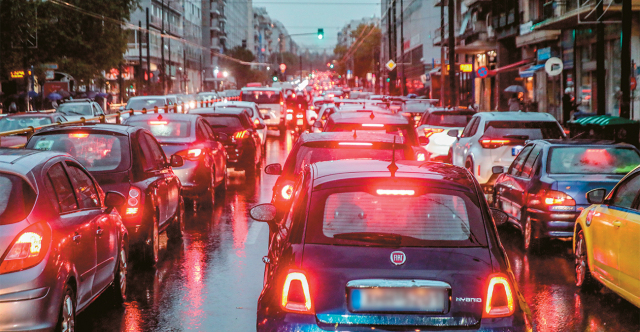 Stuck in traffic: Better on foot, record ...holiday traffic nightmare ...