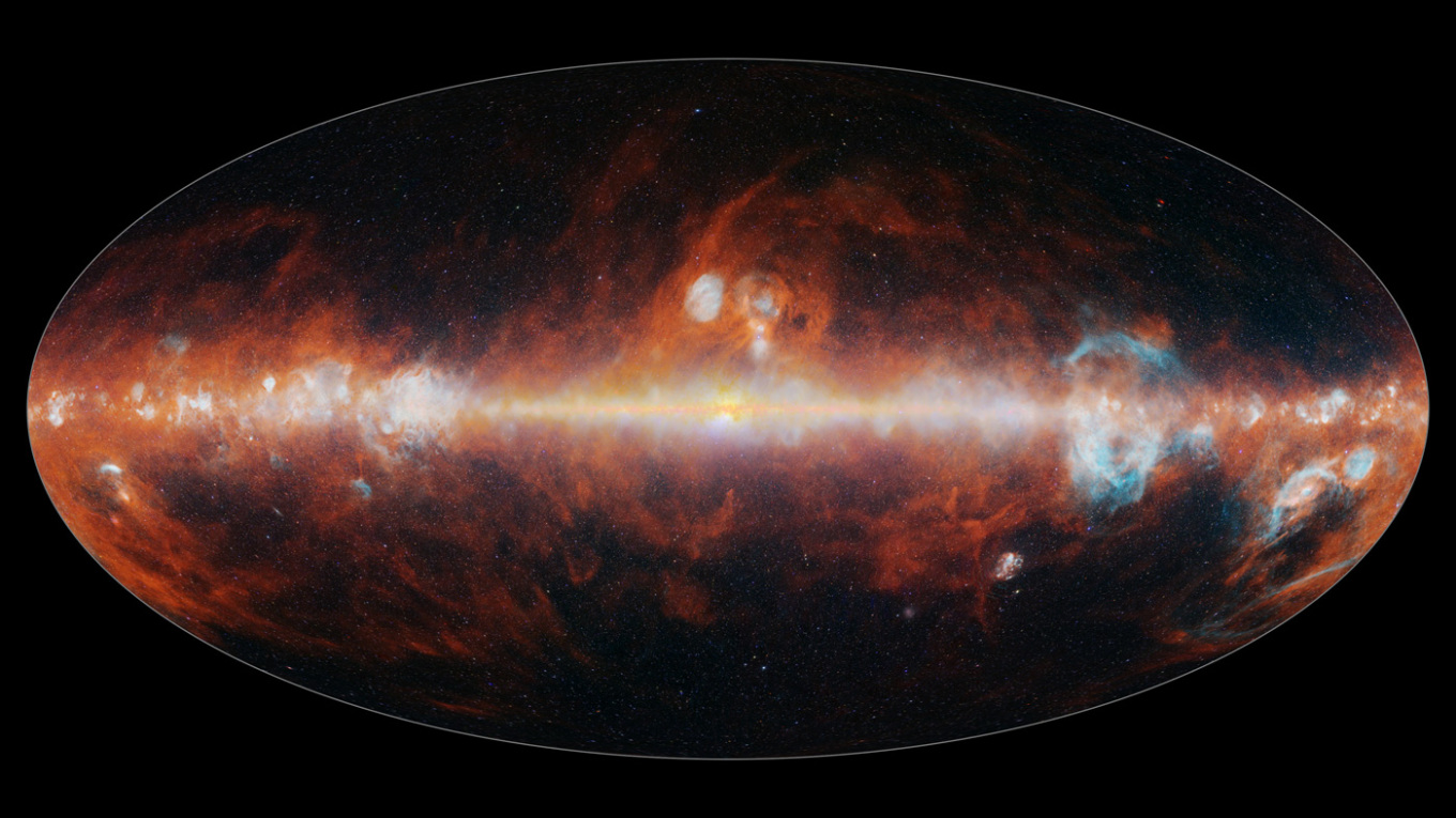 NASA published a new map of the universe; the “SPHEREx” space telescope ...