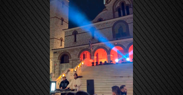 They set up a rave party on the steps of a church in Lambrini… with the ...