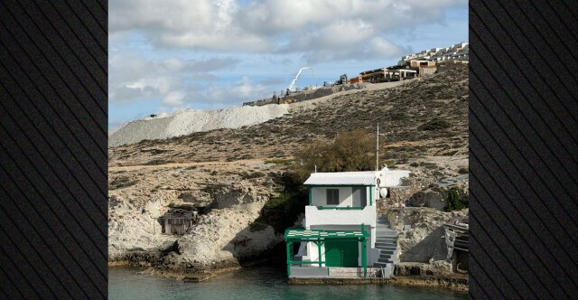 New “ecological crime” with a five-star hotel in Mytakas, Milos, next ...